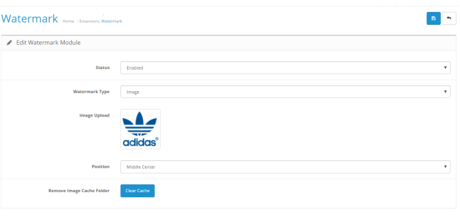 Opencart - OpenCart Watermark Module by TMD
