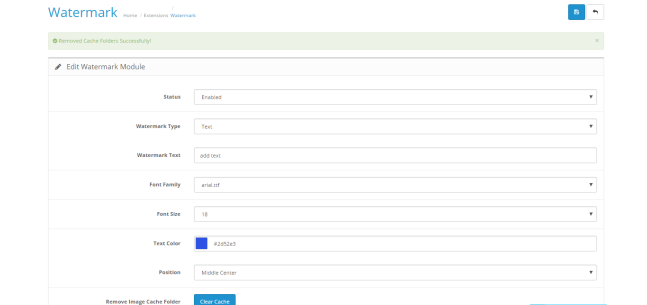 Opencart - OpenCart Watermark Module by TMD